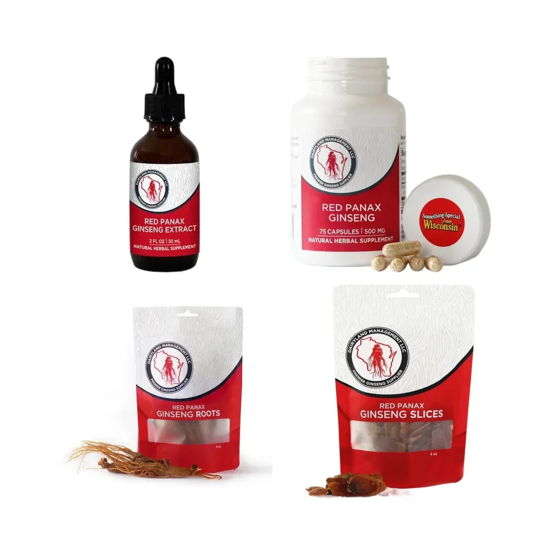 Red Korean Panax Ginseng Product Bundle - Dairyland Ginseng